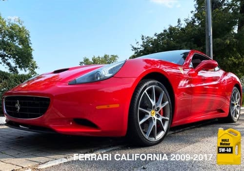 Le type d'huile qui est recommandée pour les véhicules Ferrari ...