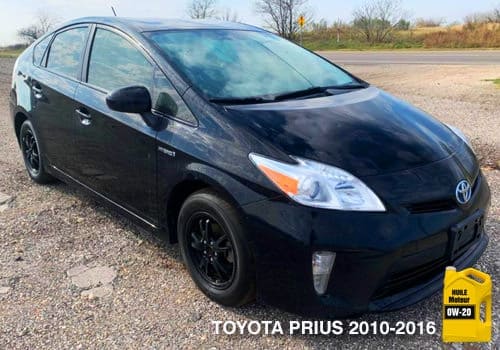 Le type d'huile qui est recommandée pour les véhicules Toyota Prius ...