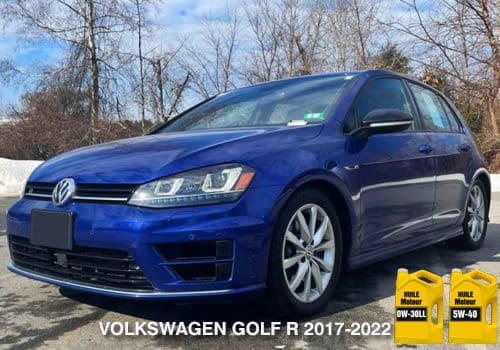 Le type d'huile qui est recommandée pour les véhicules Volkswagen Golf ...